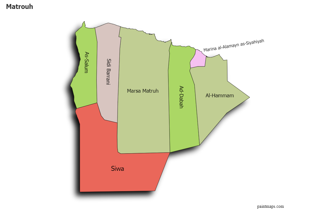 Create Custom Matrouh Map Chart With Online Free Map Maker 9262