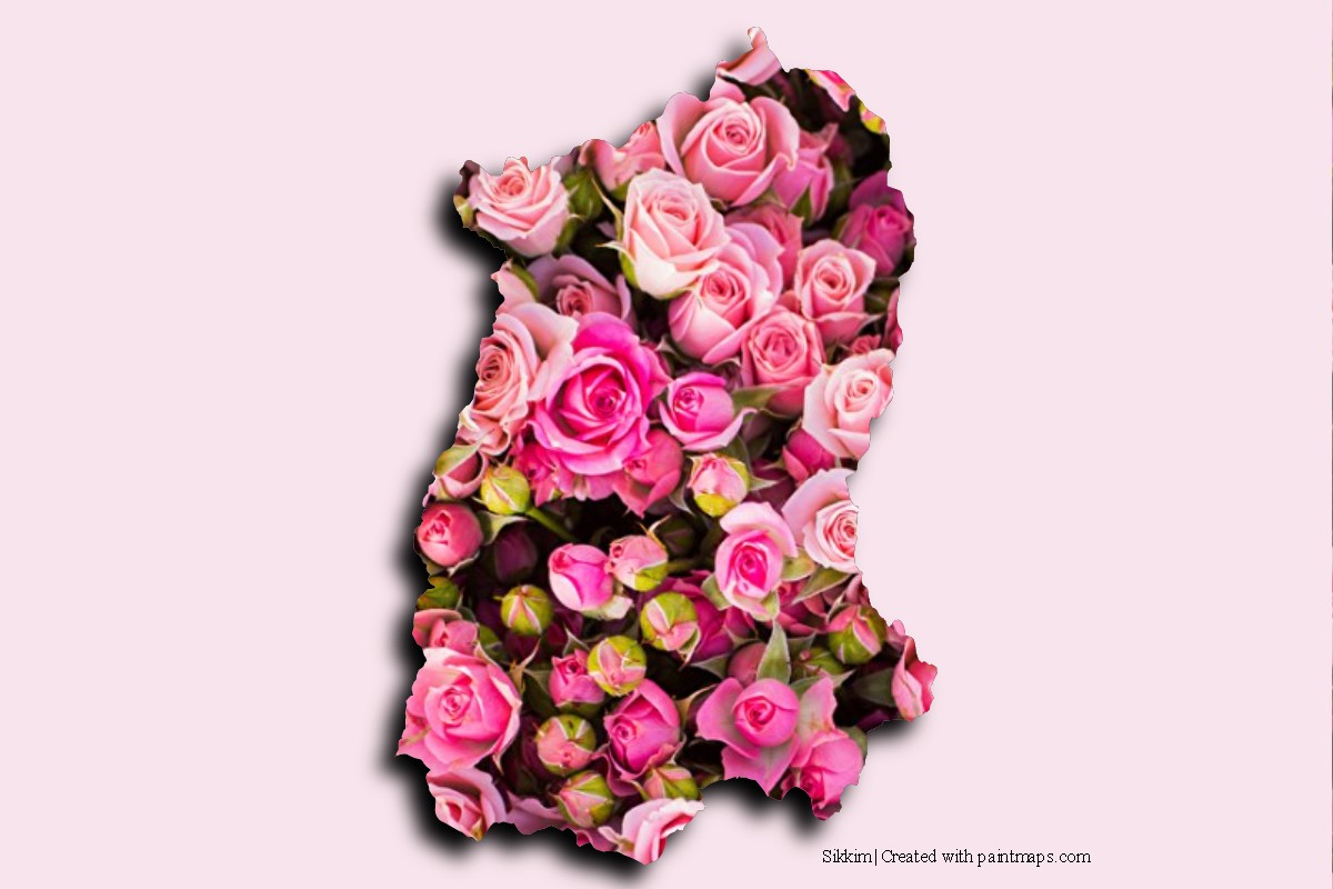 Sikkim Photo Map Maker